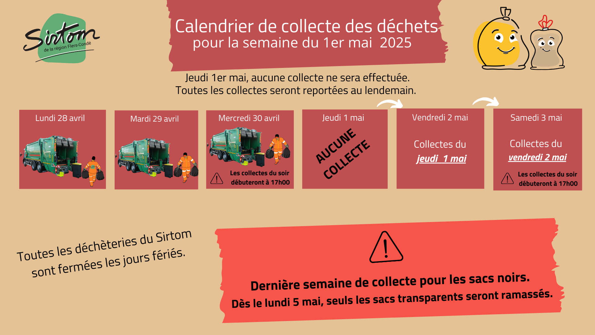 COLLECTE DU 1er MAI - Sirtom de la région Flers-Condé